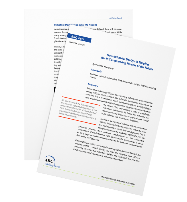 Industrial DevOps Shapes PLC Engineering | SDA